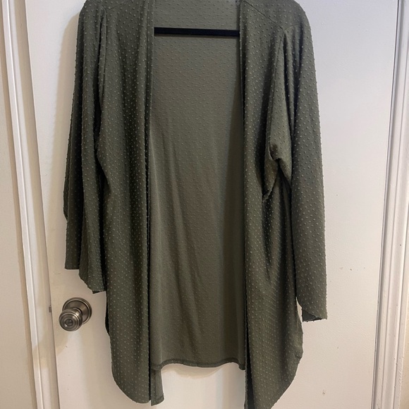 EARTHBOUND | Sweaters | Earthbound Textured Olive Cardigan | Poshmark